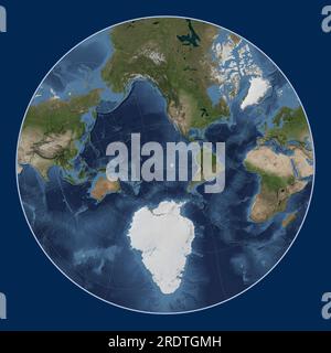 Easter tectonic plate on the Blue Marble satellite map in the Patterson ...