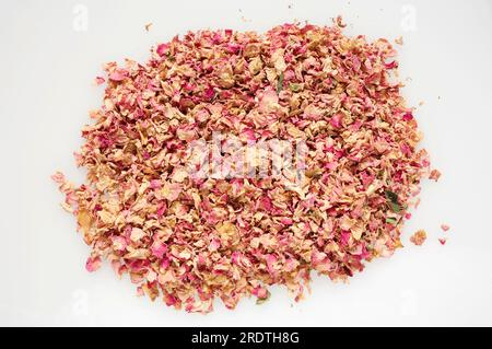 Dried shrub rose (Rosa), petals Stock Photo - Alamy