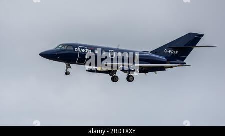 Dassault Falcon 20, arriving at RAF Fairford for the Royal ...