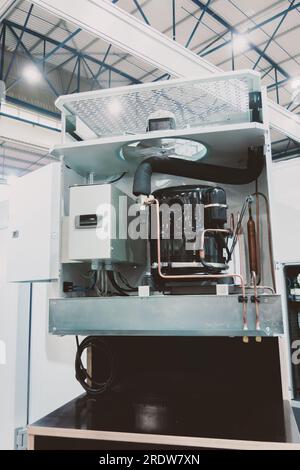 Heat pumps, Heat transformers with heat exchangers Stock Photo - Alamy