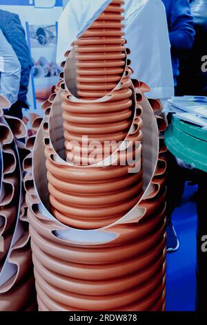 Corrugated two-layer sewer pipes for non-pressure sewer networks ...