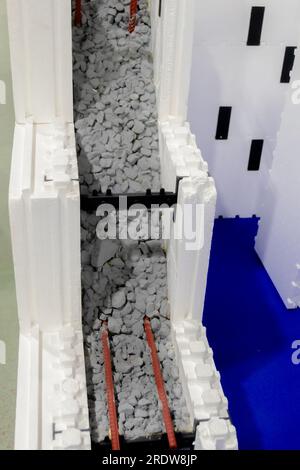 Foam modular molds for pouring the foundation Stock Photo - Alamy