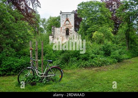House of the Templers in public park at the river Ilm in Weimar ...