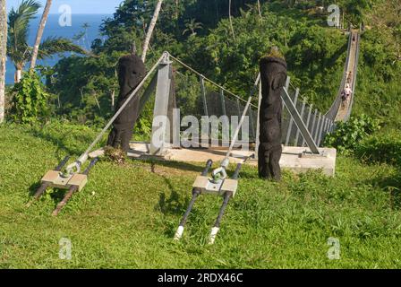 Vanuatu Sky Bridge, Devil's Point Rd, Port Vila, Vanuatu Stock Photo ...