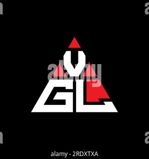 VGK triangle letter logo design with triangle shape. VGK triangle logo ...