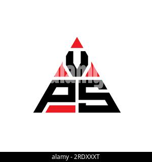 VPS triangle letter logo design with triangle shape. VPS triangle logo ...