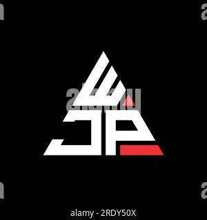WJP triangle letter logo design WJPh triangle shape. WJP triangle logo ...