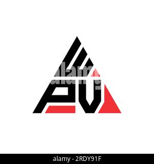 WPV letter logo design with polygon shape. WPV polygon and cube shape ...
