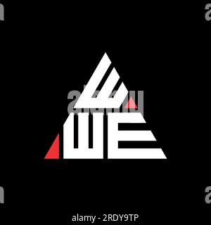 WWE letter logo design with polygon shape. WWE polygon and cube shape ...