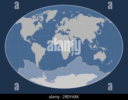Antarctica tectonic plate on the solid contour map in the Compact ...