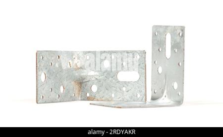 Angle metal profiles, isolated on white background Stock Photo - Alamy