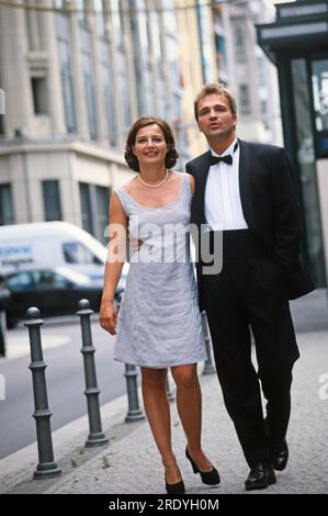 Mathias Herrmann, deutscher Schauspieler, mit Ehefrau Nicole Averkamp ...