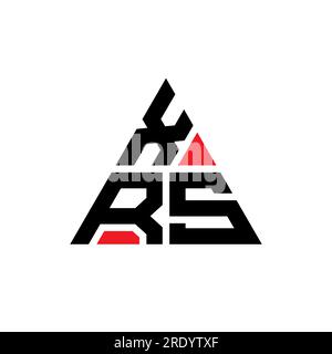 XRS triangle letter logo design with triangle shape. XRS triangle logo ...