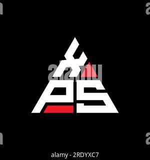 XPS triangle letter logo design with triangle shape. XPS triangle logo ...