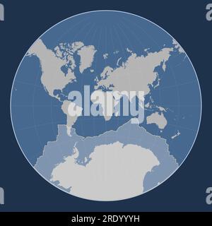 Antarctica tectonic plate on the solid contour map in the Compact ...