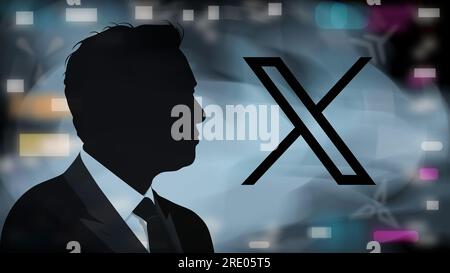 July 23, 2023, Twitter owner Elon Musk announced that his logo would be ...