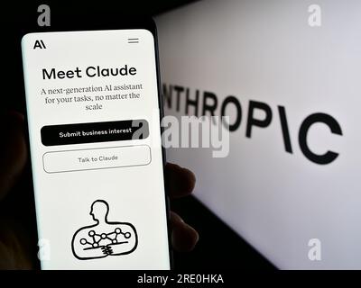 Anthropic company logo Stock Photo - Alamy