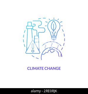 2D climate change concept icon Stock Vector Image & Art - Alamy