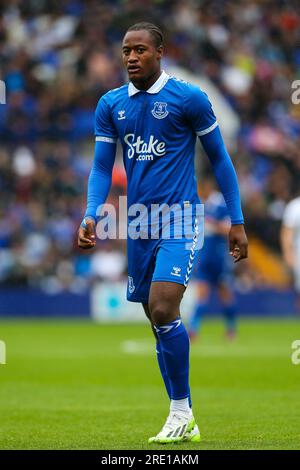 Everton's Martin Sherif during the pre-season friendly match at Prenton ...