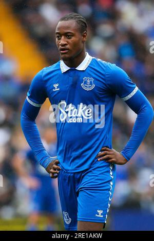 Everton's Martin Sherif during the pre-season friendly match at Prenton ...