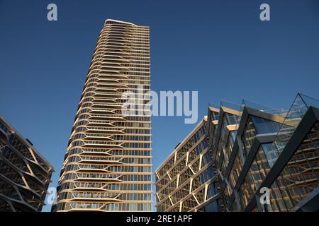 The 142m high Lighthouse 2.0 / Fyrtårnet, Denmark's tallest residential ...