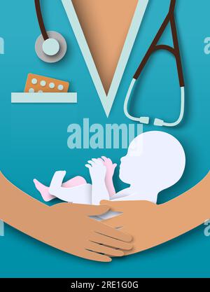 Gynecology Illustration Background Design Stock Vector Image & Art - Alamy