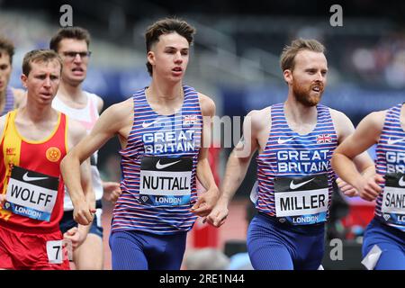 Owen MILLER (Great Britain), Luke NUTTALL (Great Britain) competing in ...