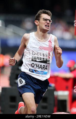 Daniel WOLFF (Great Britain), competing in the Men's 1500m Ambulant ...