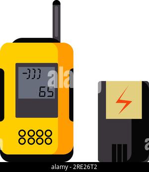 Portable handheld radio icon, cartoon style Stock Vector Image & Art ...