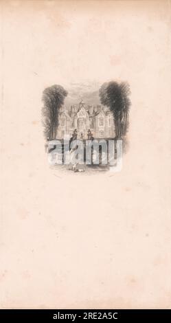 An Old Manor House 1834 by William Miller Stock Photo - Alamy