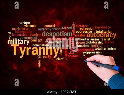 Tyranny word cloud concept Stock Photo - Alamy