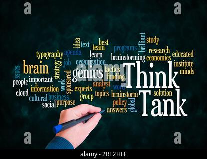 Word Cloud with THINK TANK concept create with text only Stock Photo ...