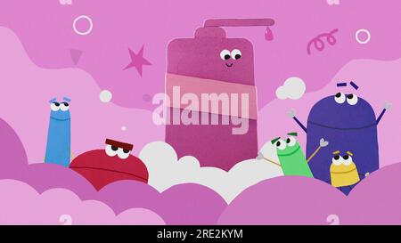 STORYBOTS: ANSWER TIME, from left: Bang (voice: Fred Tatasciore), Boop ...