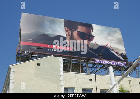 Prada billboard on the Sunset Strip Stock Photo - Alamy