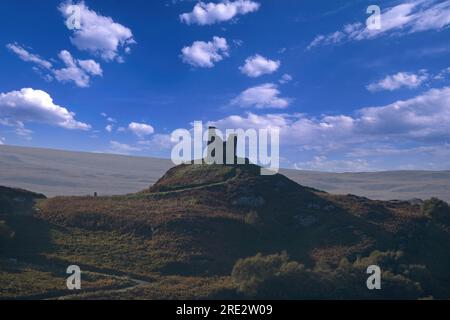 Kyle of Tongue and castle Varich Stock Photo - Alamy