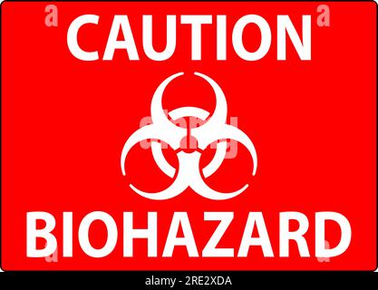 Biohazard Sign, Caution Biohazard Sign Stock Vector Image & Art - Alamy