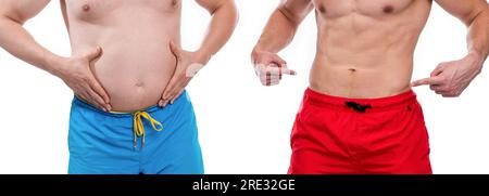 image of before and after body comparison. before and after body ...