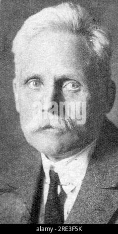 German physicist Wilhelm Wien (1864 - 1928) - winner of the Nobel Prize ...