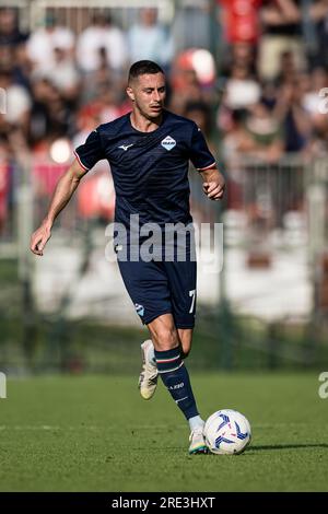 Adam Marusic (SS Lazio) pre-match warm-up during US Lecce vs SS Lazio ...