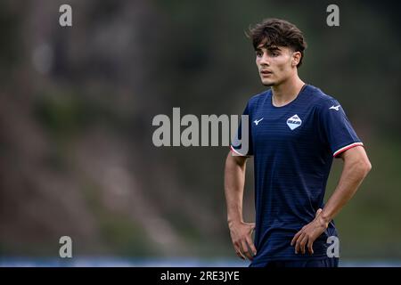 Matteo Cancellieri of SS Lazio looks on during the Pre-Season friendly ...