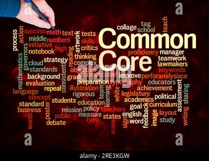 Word Cloud with COMMON CORE concept create with text only Stock Photo ...