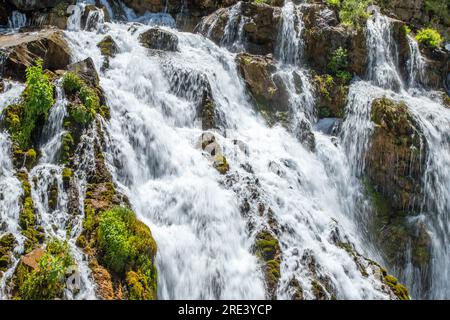 Tomara Waterfall National Nature Park in Siran district, Gumushane ...