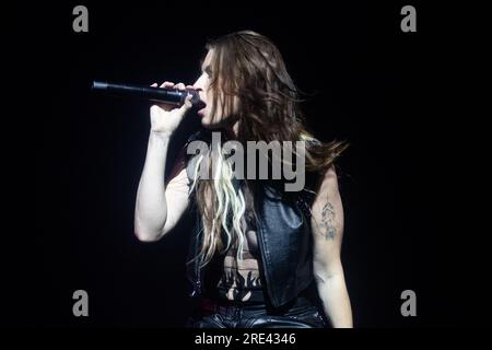 Singer - Fletcher opens for Panic! At The Disco at The O2 Arena on ...