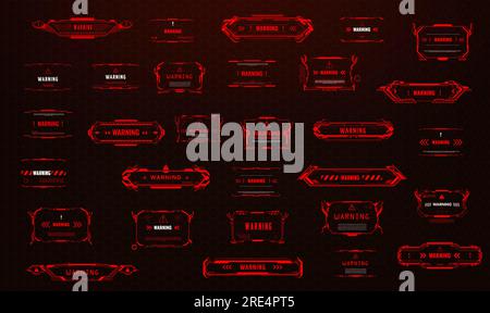 HUD interface frames, borders, signs, info boxes and callout titles ...