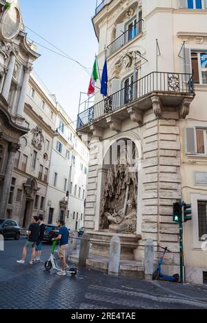 Rome, Italy. Building known as "Palazzo del Ragno" (Spider building) by ...