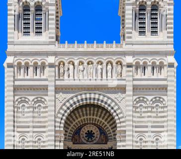 Newly renovated Marseille Cathedral - Cathédrale La Major. Built in ...