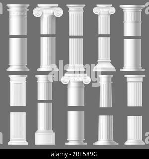 Greek capital, Ionic, the use of volutes, columns normally stand on a ...