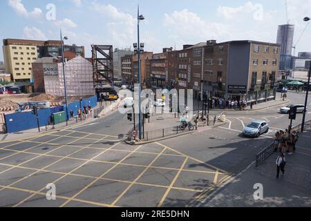 Work Lights and Scaffolding Stock Photo - Alamy