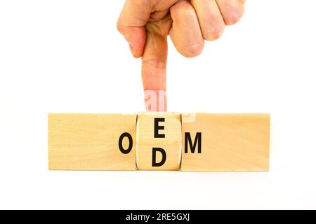 odm original design manufacturer concept with big word or text and team ...