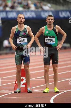 Archie Davis of GB & NI competing in the men’s 800m at the Wanda ...